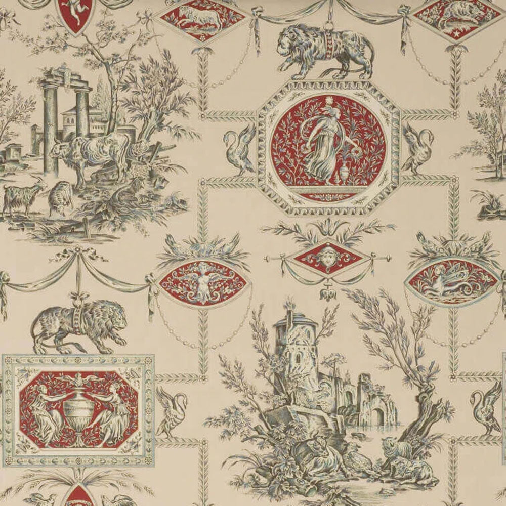 Les Muses et le Lion Wallpaper by Pierre Frey – Max Buston Design
