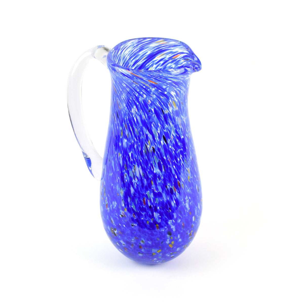 Murano Glass GO.TO Tall Pitcher in Blue – Max Buston Design