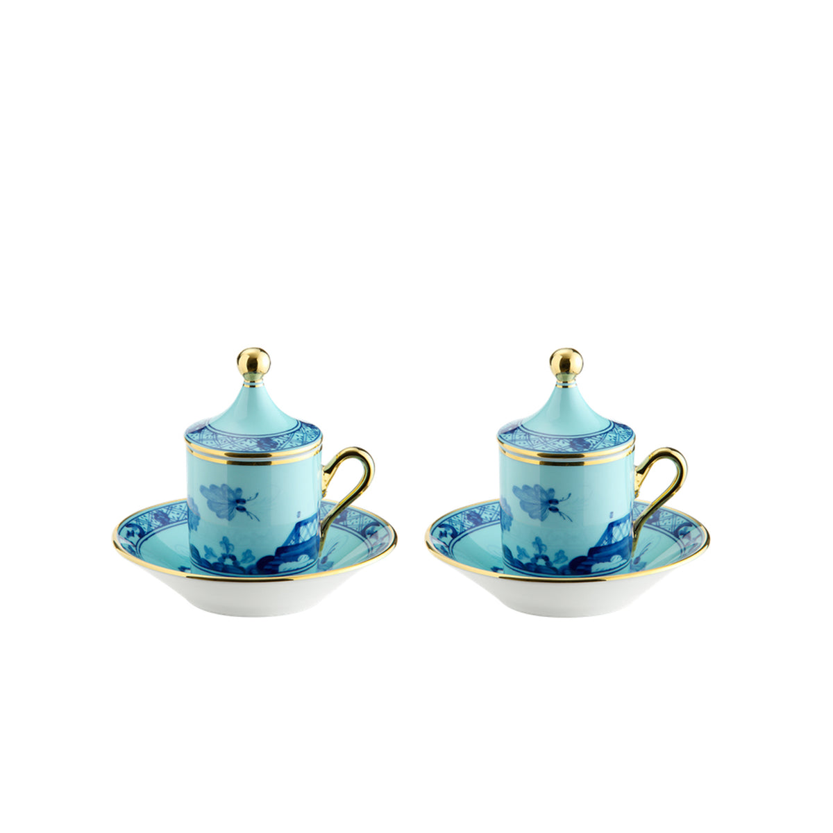 Ginori Oriente Italiano Iris Tête à Tête Espresso Set – Max Buston Design